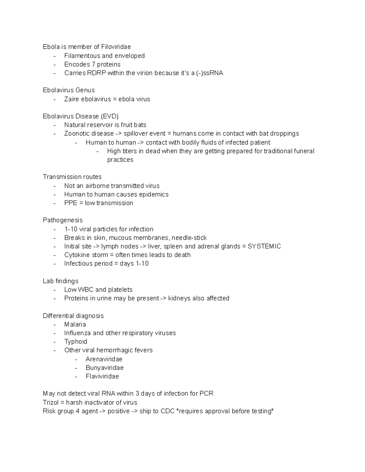 Ebola - This document was written as part of the CA PHM training program . These are - Ebola is ...