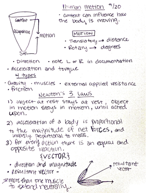 Lecture 10 - Kinesiology notes - Human Motit Elbow complex *Review ...