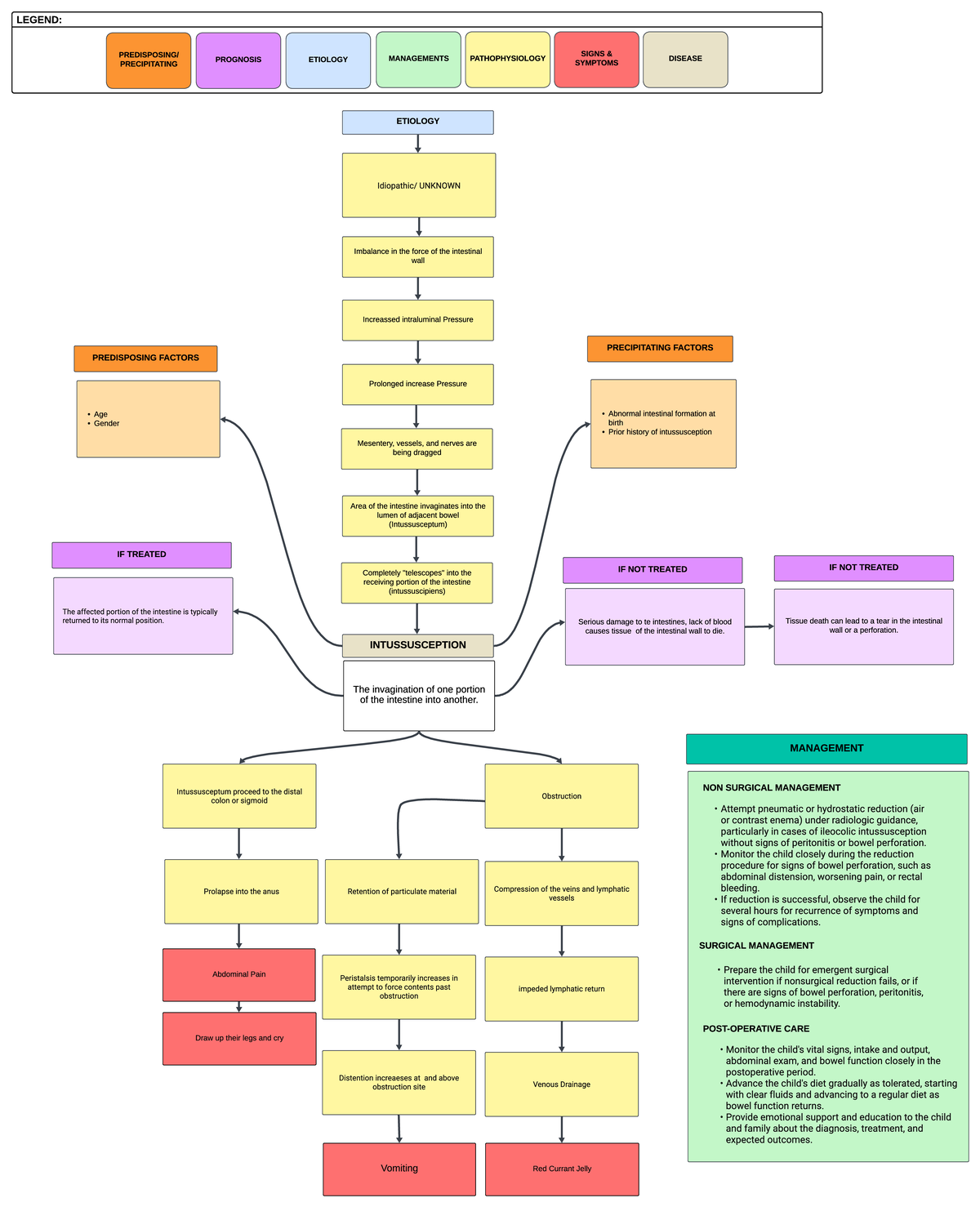 Intussusception - PRECIPITATING FACTORS - Abnormal intestinal formation ...