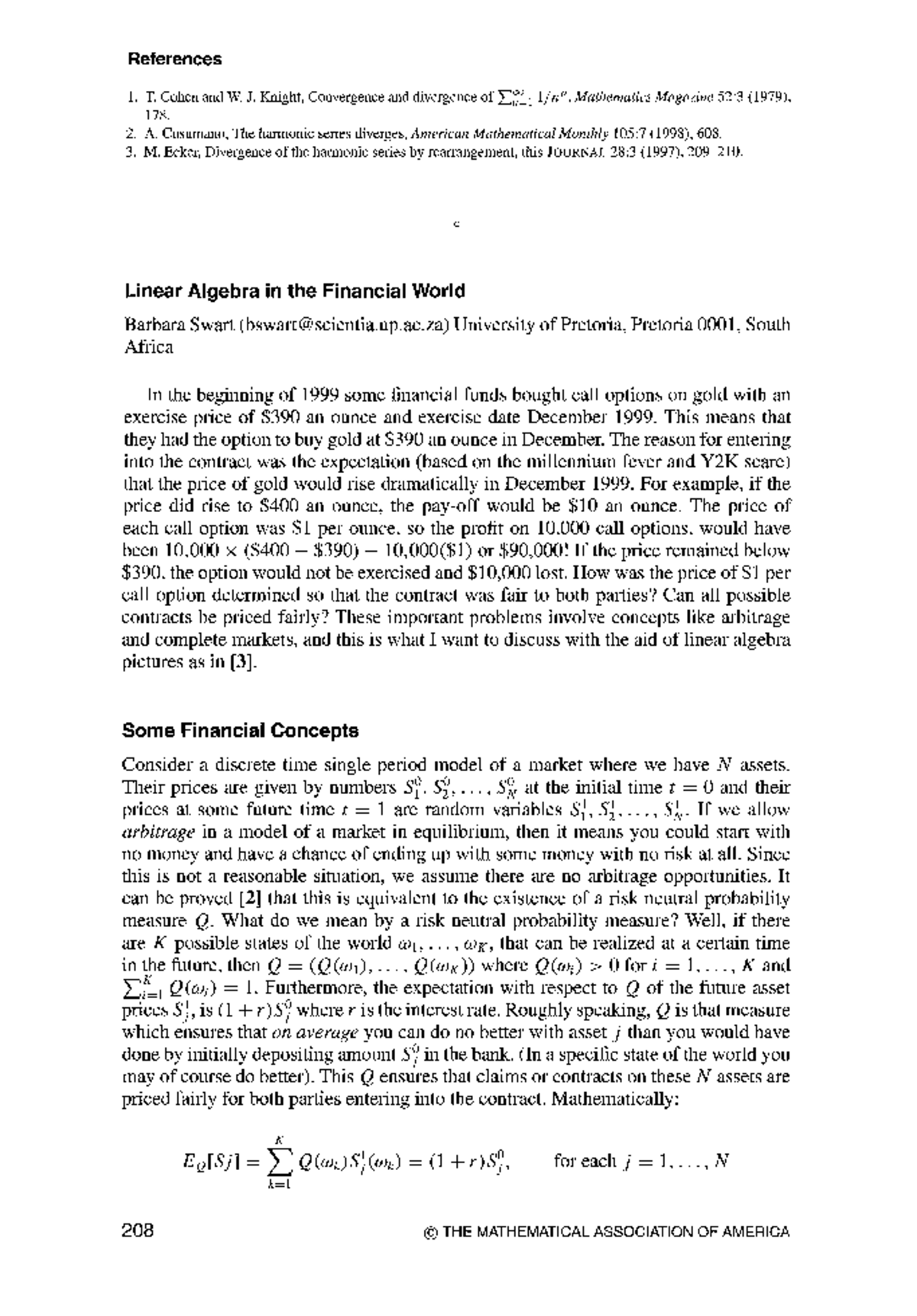 Source 1 - A mapping T of Rn into Rm, written as T: Rn Rm is a rule ...
