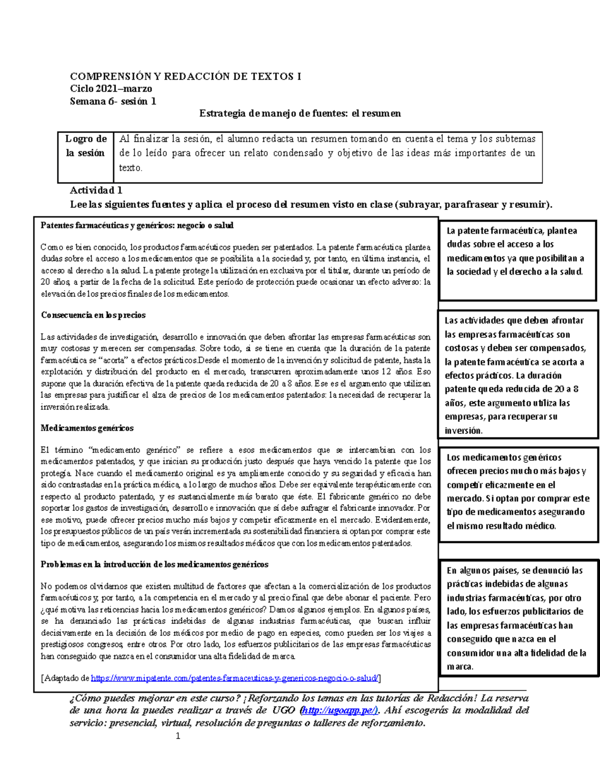 S06.s1 Material de clase (resumen) 2021-marzo Grupo 2 - COMPRENSIÓN Y ...
