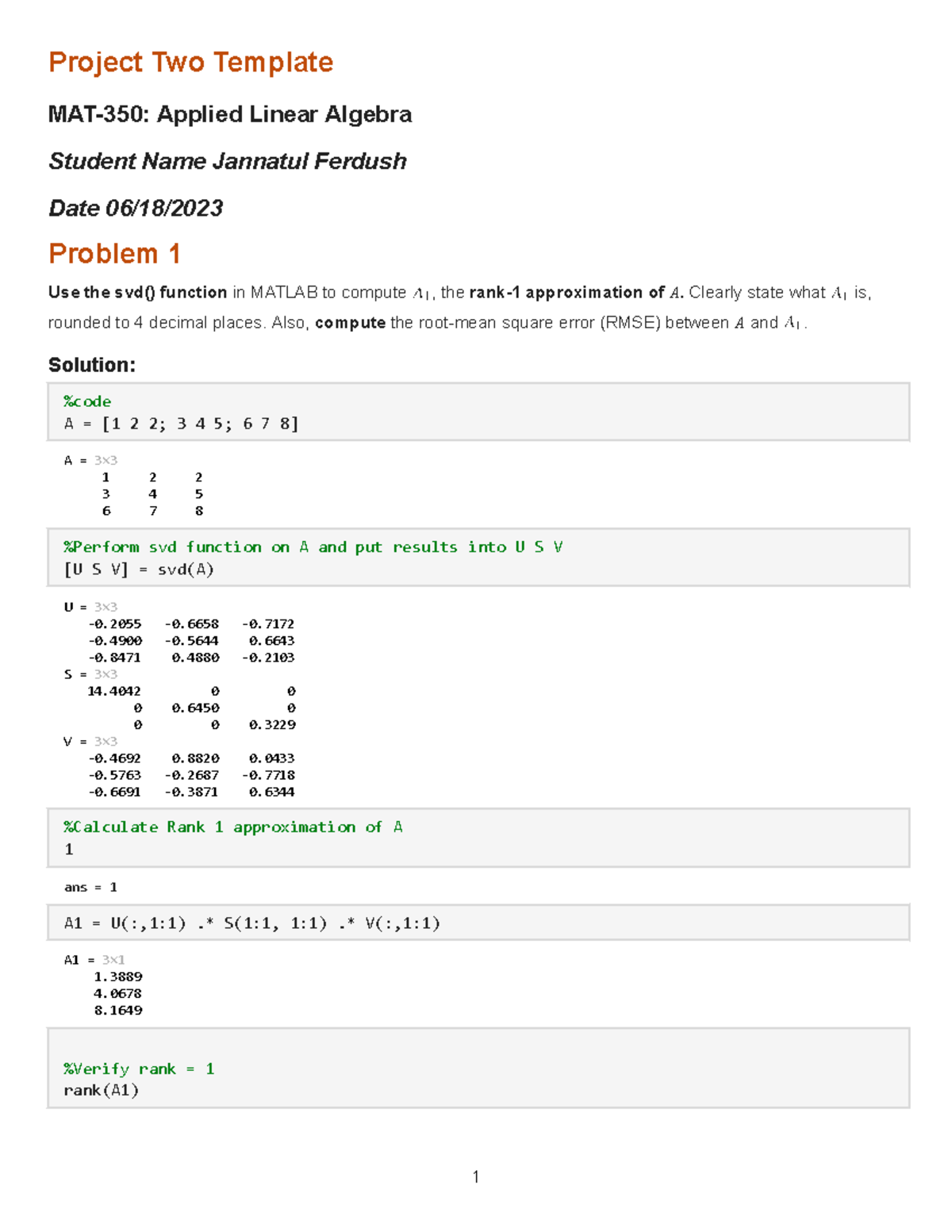 MAT 350 Project Two - Assignments - Project Two Template MAT-350 ...