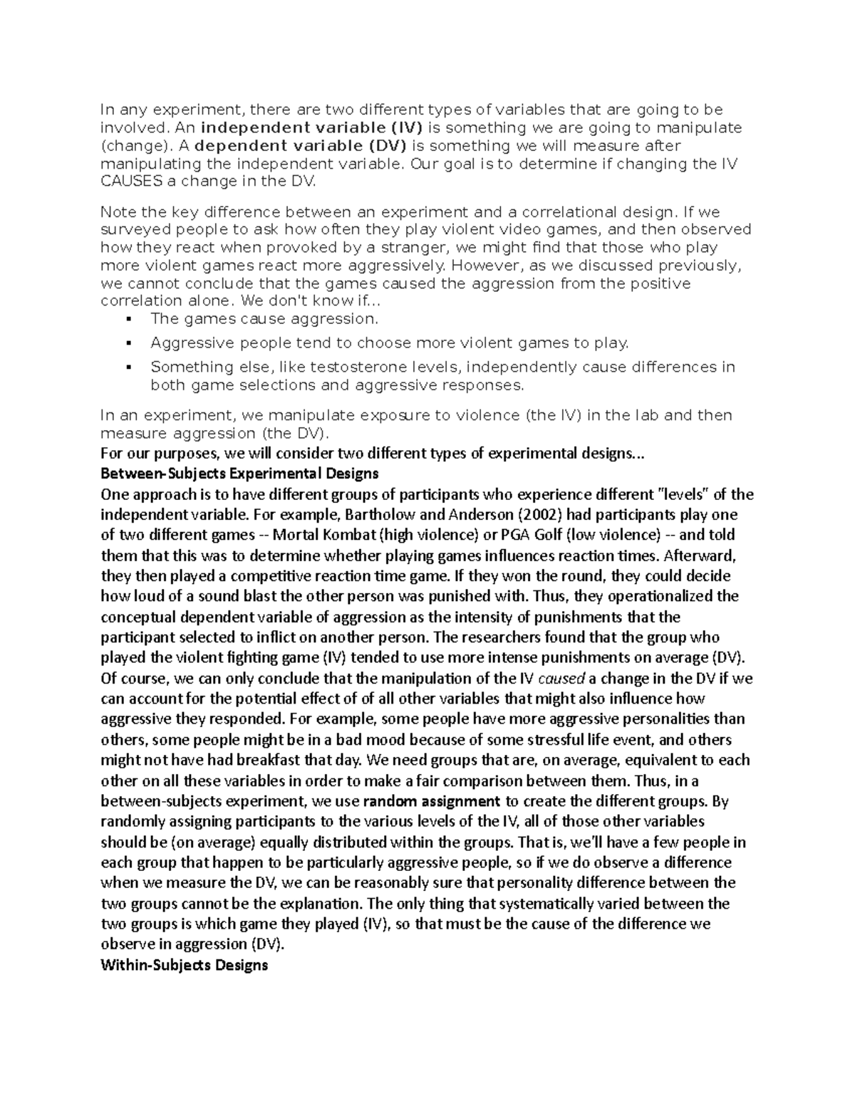 Psyc100 37 In Any Experiment There Are Two Different Types Of psyc100-37-in-any-experiment-there-are-two-different-types-of
