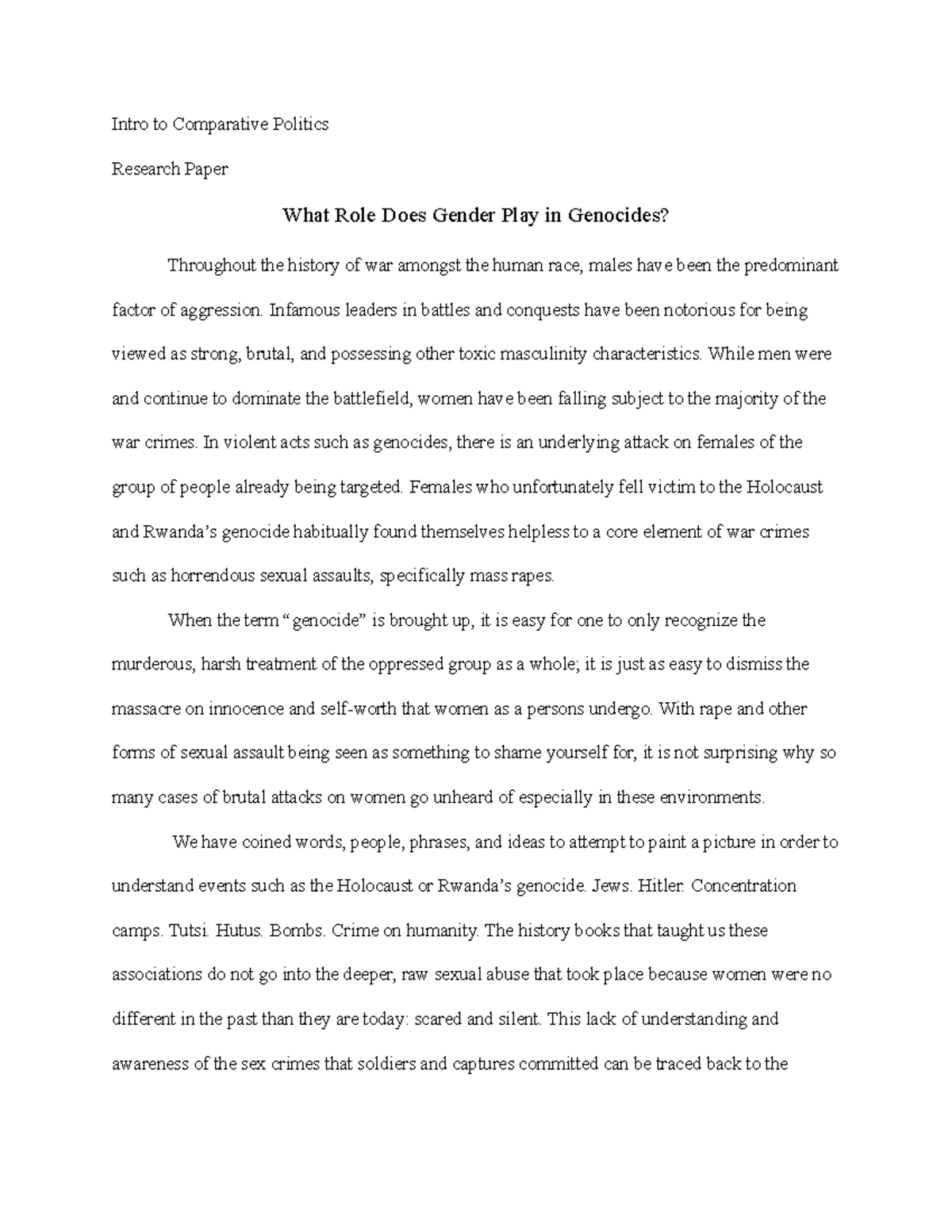 Intro To Comparative Politics Research Paper Intro To Comparative intro-to-comparative-politics-research-paper-intro-to-comparative