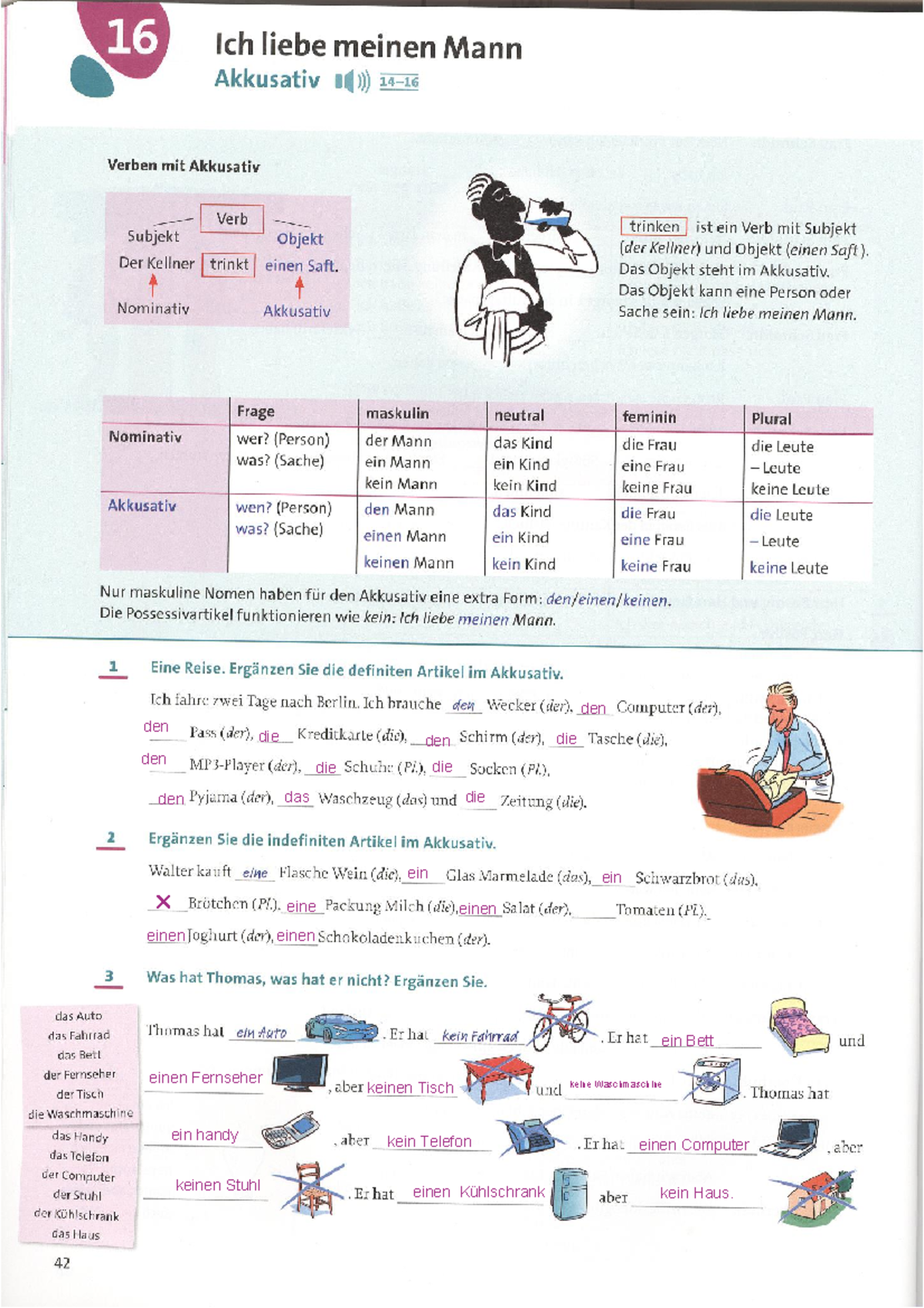 Akk Hausaufgaben - Material para estudio básico del idioma alemán ...