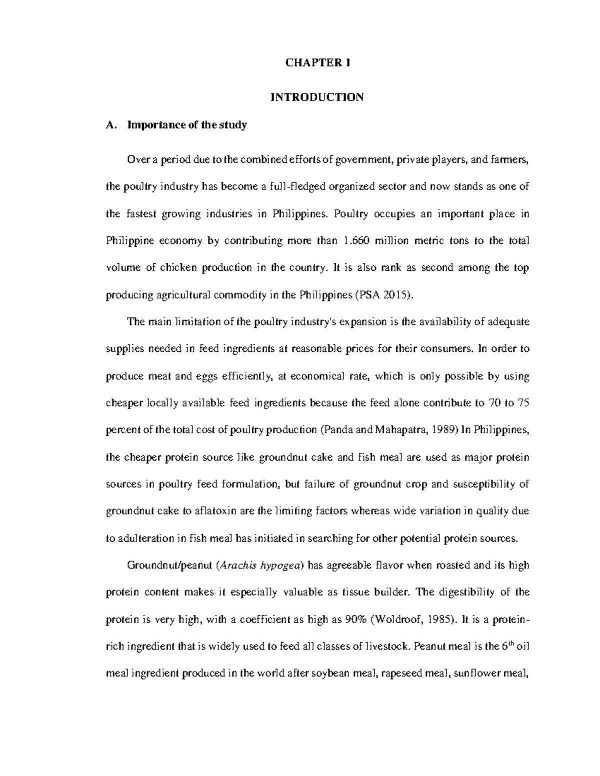 02. Chapter I - Significant of study - CHAPTER I INTRODUCTION A ...