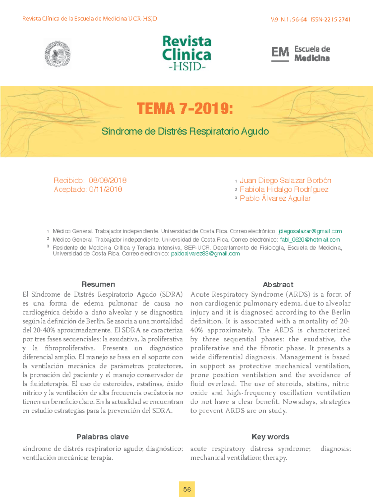 SDRA - Sindrome de distres respiratorio agudo ...