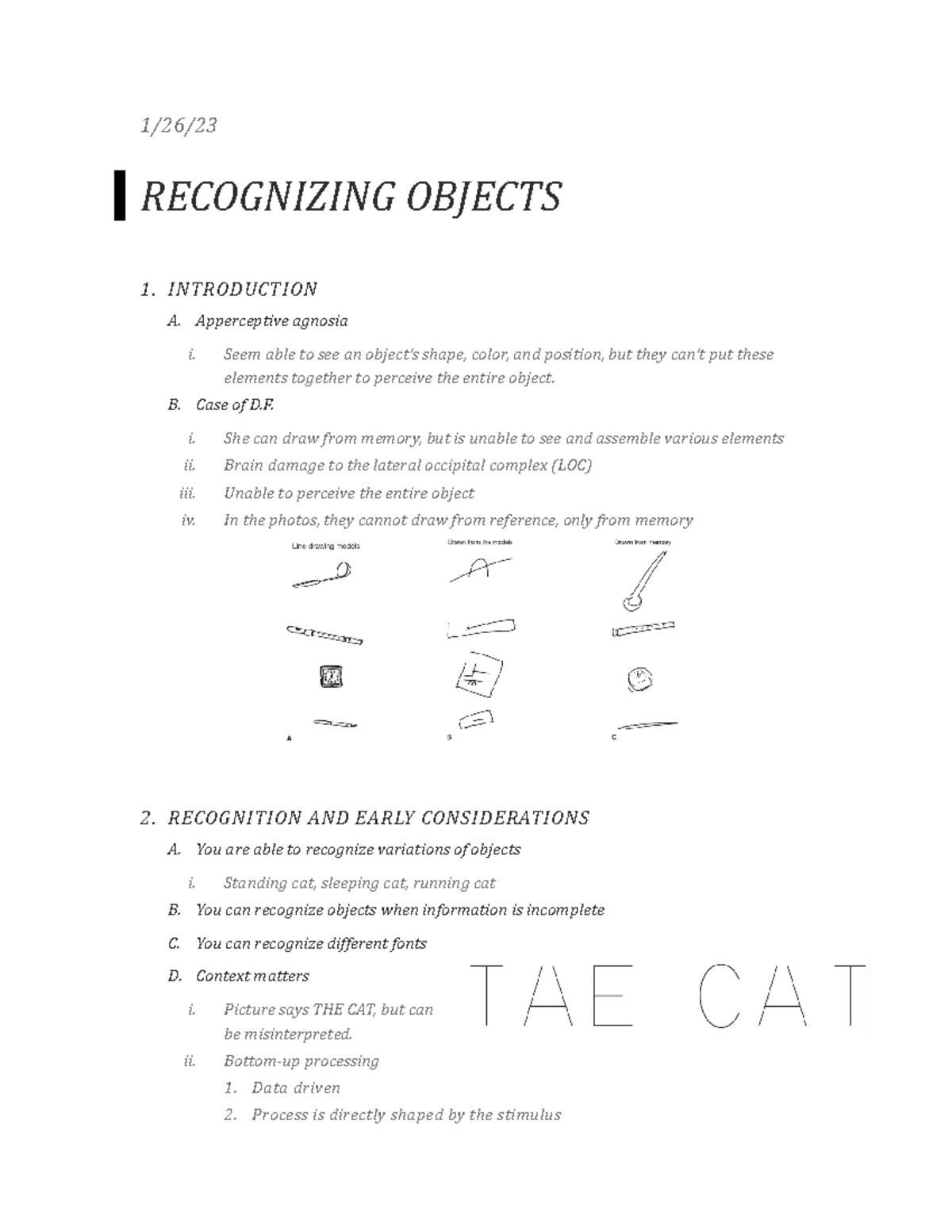 Recognizing Objects Gagan 126 Recognizing Objects 1 Introduction 6490