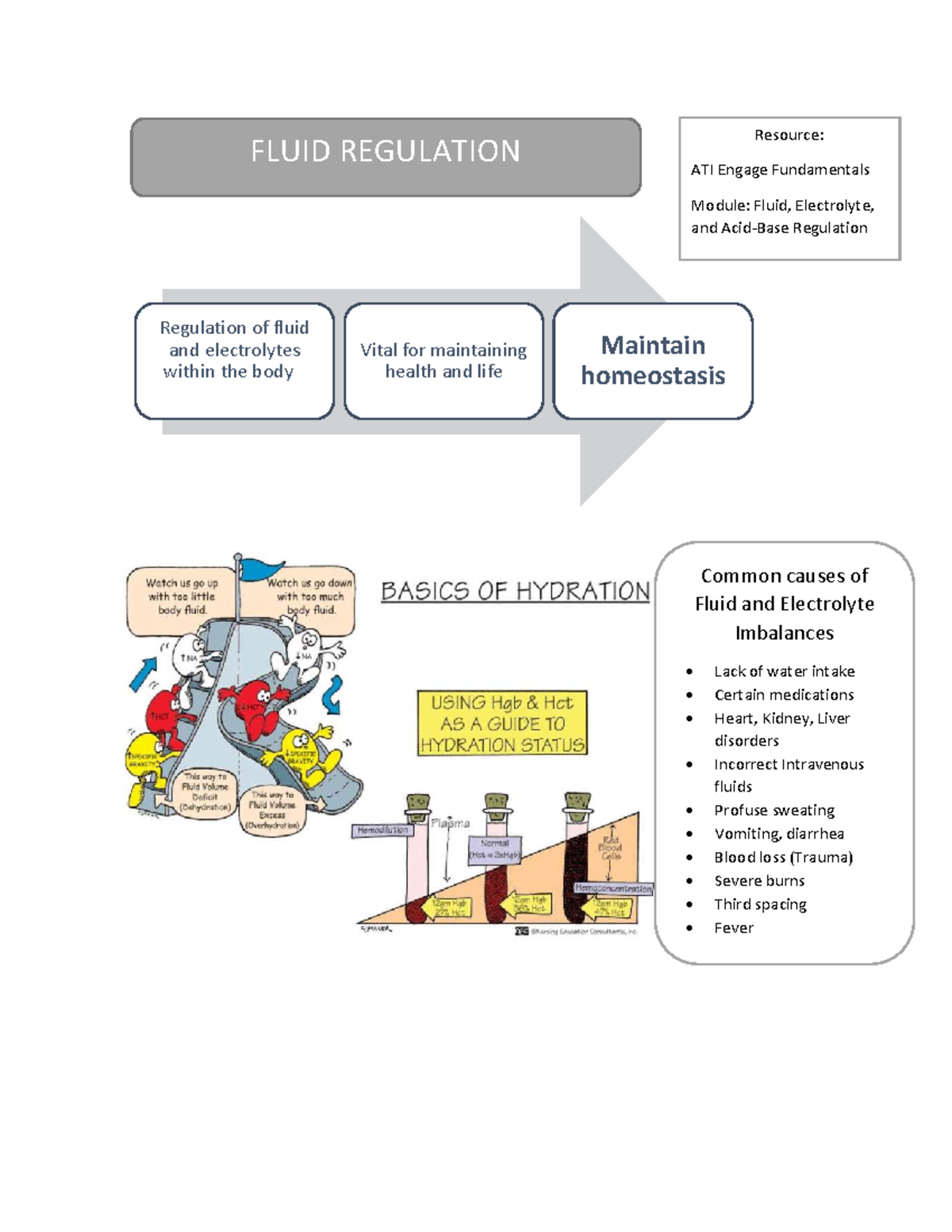 Fluidregulation - pharmacology notes - FLUID REGULATION ####### Common ...