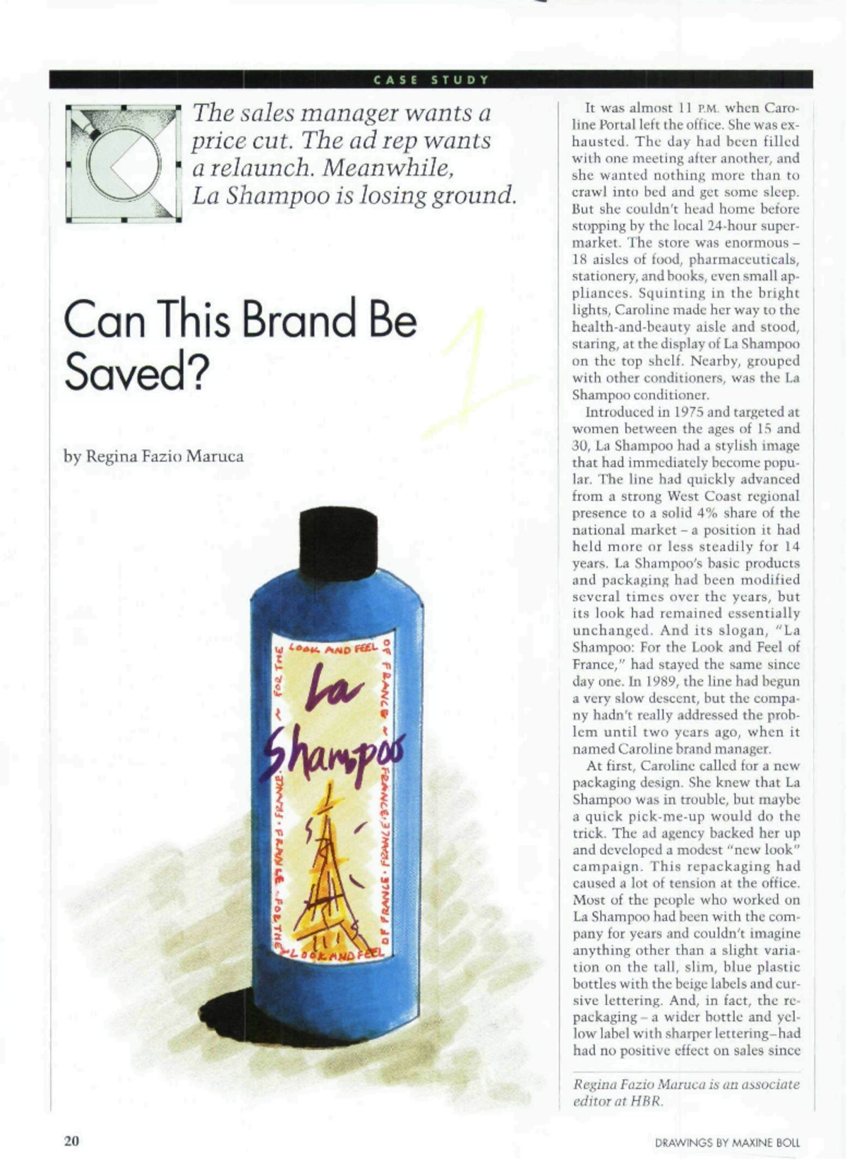 212911261 LA Shampoo case - Marketing Management - Studocu