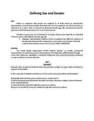 Understanding Sogie - UNDERSTANDING SOGIE Sexual Orientation Refers to ...