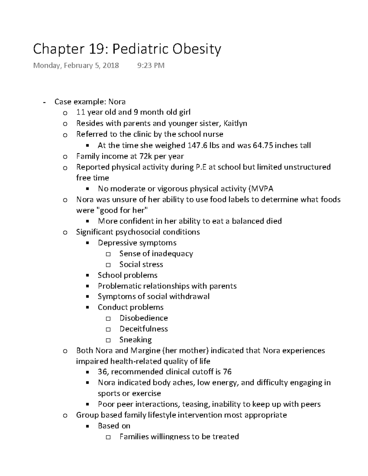 Chapter 19 Pediatric Obesity Chapter 19 Pediatric Obesity Monday chapter-19-pediatric-obesity-chapter-19-pediatric-obesity-monday