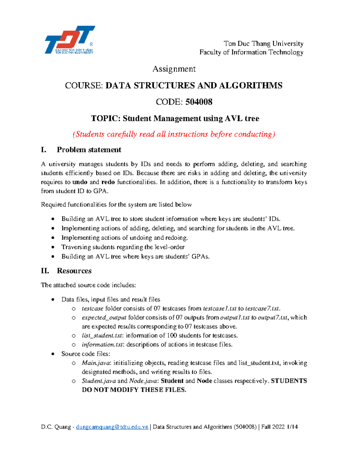 Assignment Requirements-Eng - Faculty of Information Technology ...