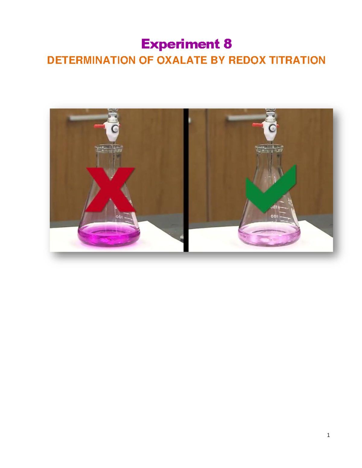 Exp 8 Hyflex Determination of Oxalate by Redox Titration copy ...