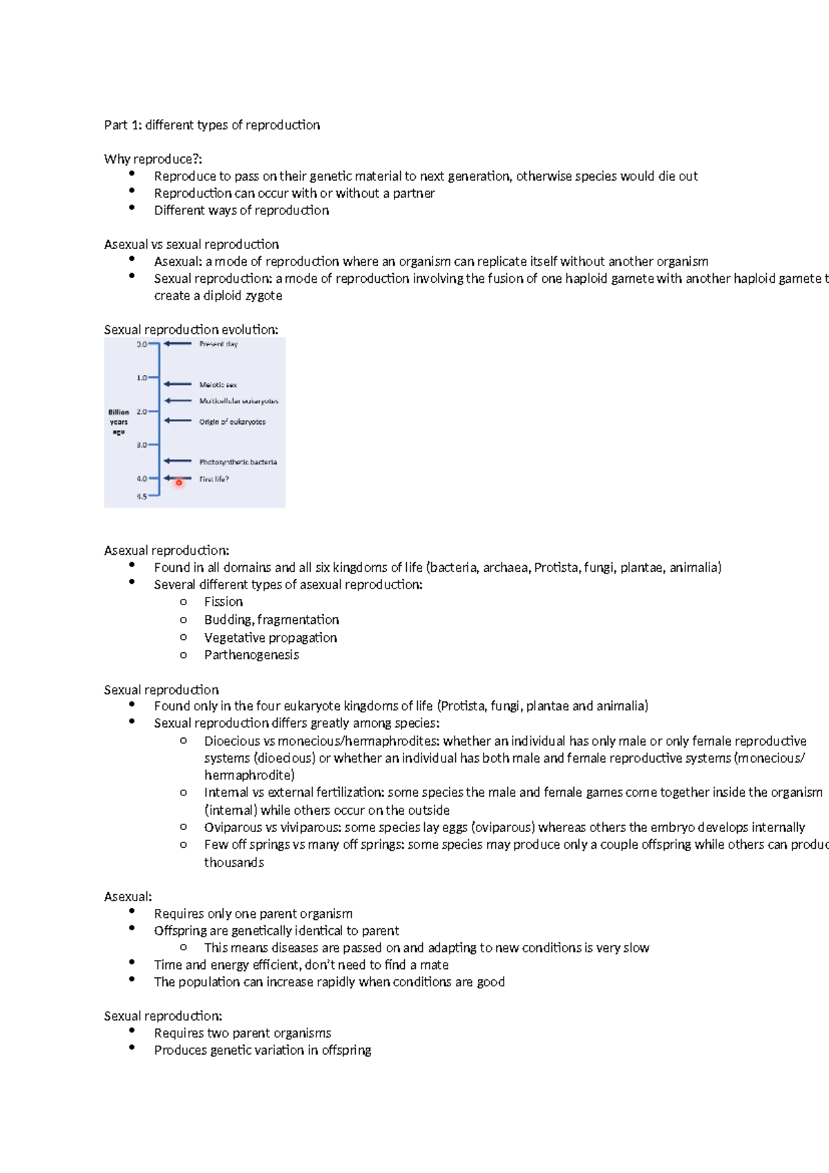 Week 1 lectures - week 1 notes - Part 1: different types of ...