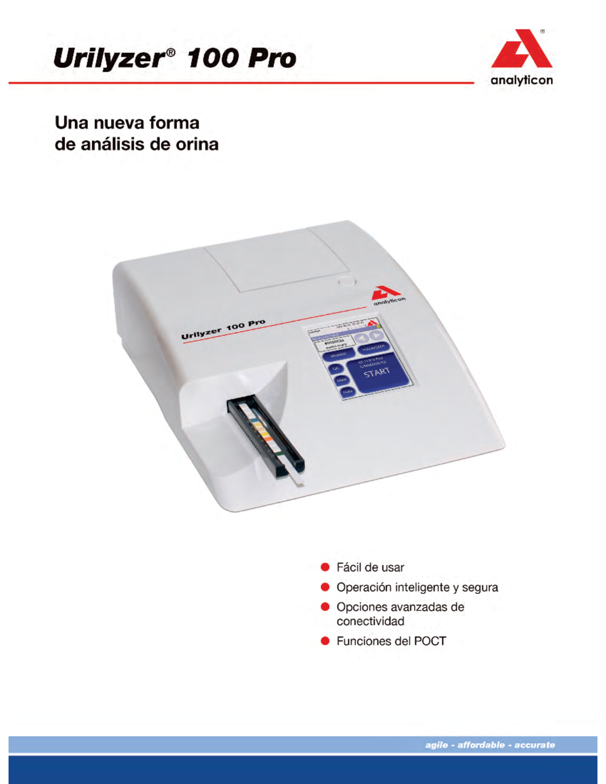 FT Analizador DE Orina - EQUIPO MEDICO - Urilyzer R 100 Pro Una nueva ...