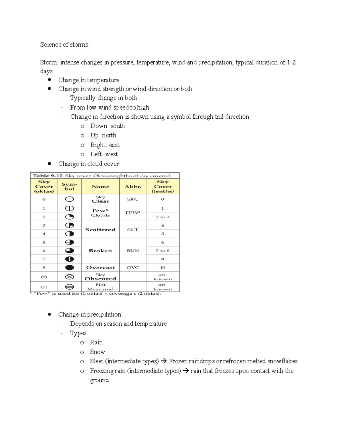 ATOC 184 Science of storms full notes - Science of storms: Storm ...