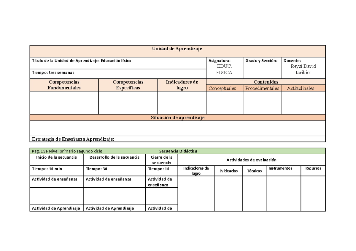 Unidad de Aprendizaje - Es la base del currículo estudiantil dominicano ...