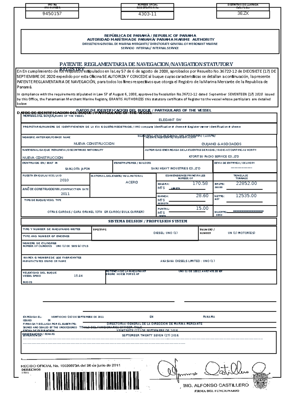 Mau2 - đáp án - NOMBRE ANTERIOR/FORMER NAME NUEVA CONSTRUCCION AGENTE ...