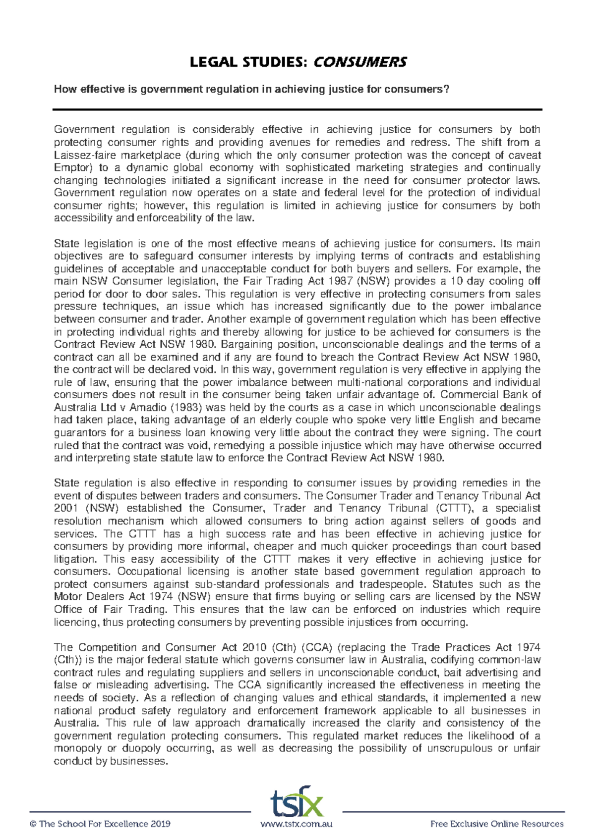 gov reg effectiveness consumers - How effective is government ...