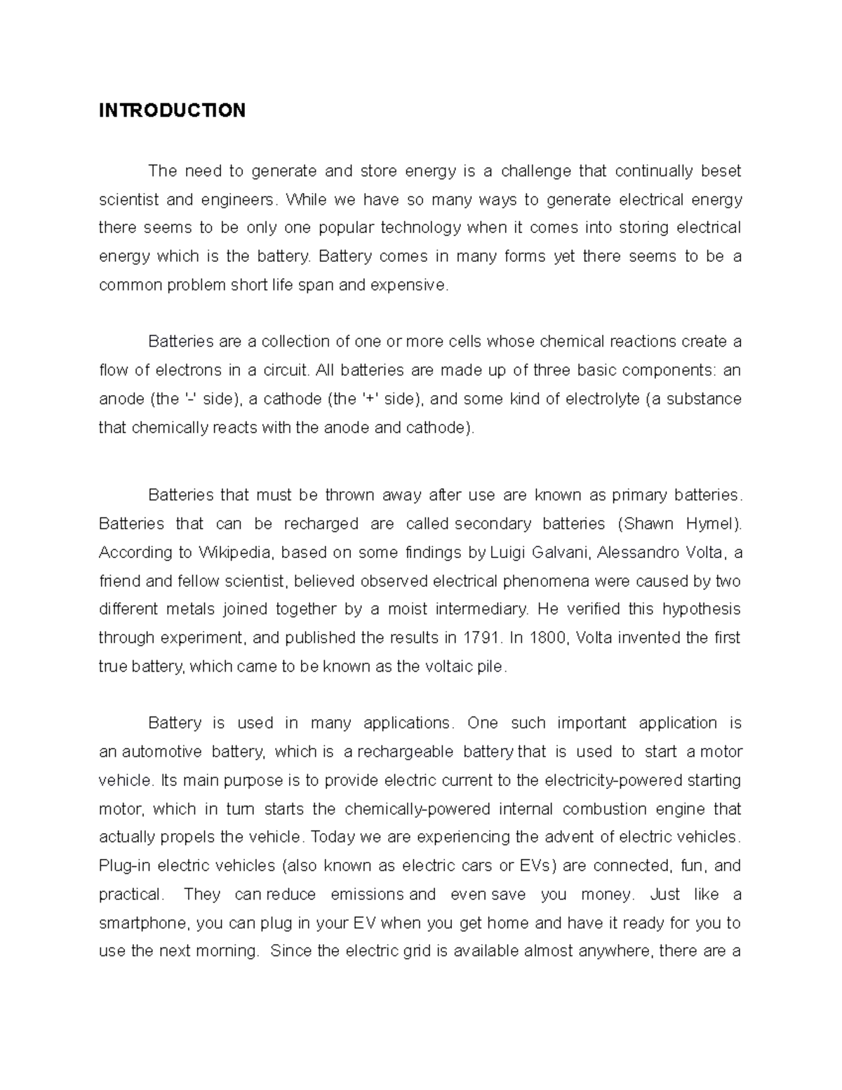 Research Quebral Survey-FOR- Compact- Battery-LIFE - INTRODUCTION The ...