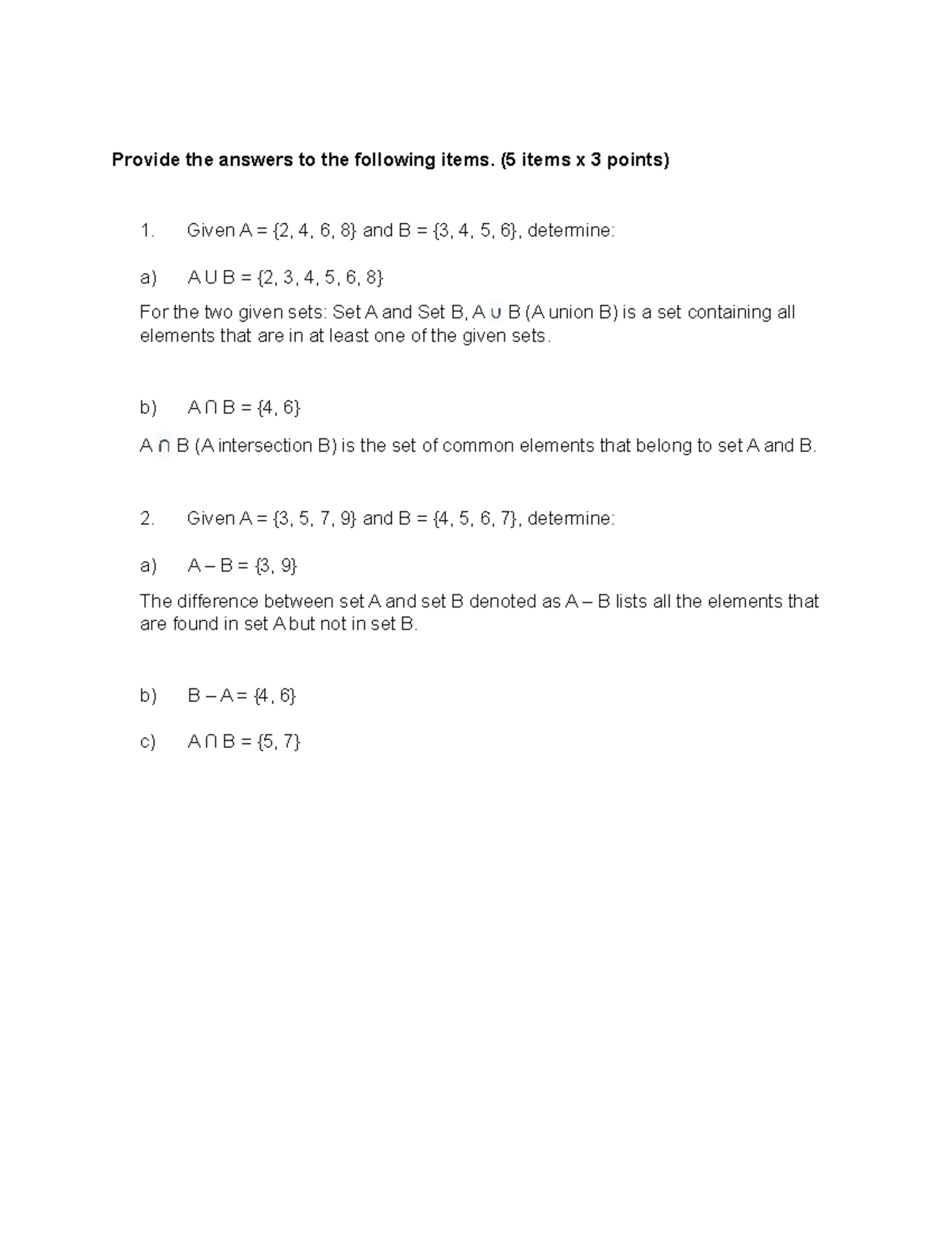 03 Activity 1 - ARG - Discrete Math - Provide the answers to the ... 03 Activity 1 - ARG - Discrete Math - Provide the answers to the ...