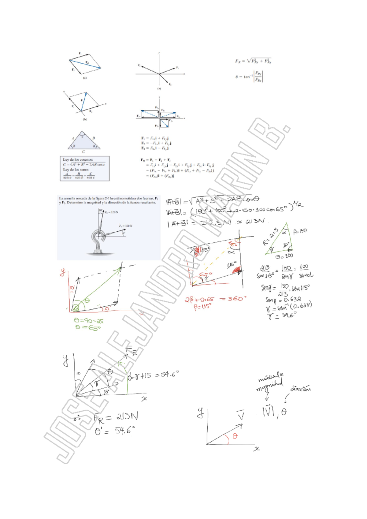 Equilibrio De Fuerzas Estatica - Studocu
