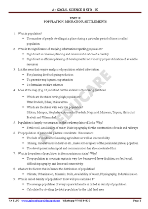 NEET Class 12 Biology Short Notes OF Chapter Plant Growth AND ...