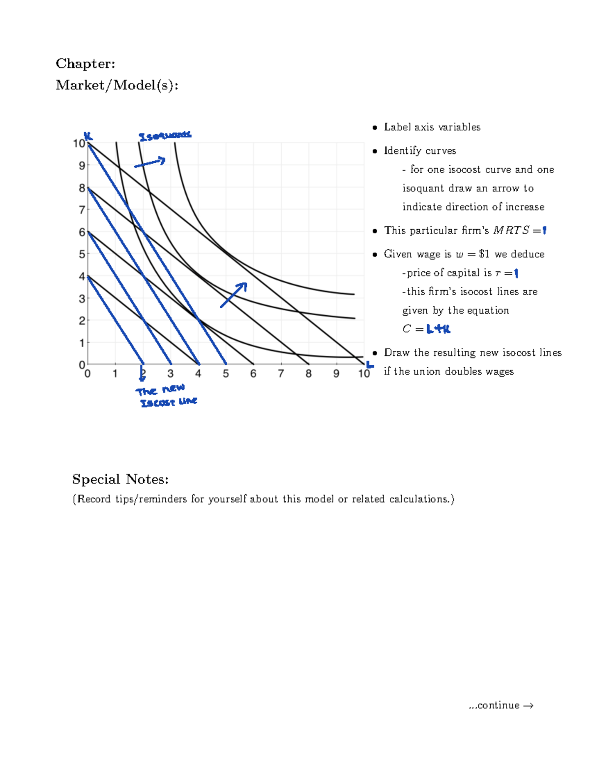 2156 Homework 6 - Chapter: Market/Model(s): Label axis variables Identify curves for one isocost ...