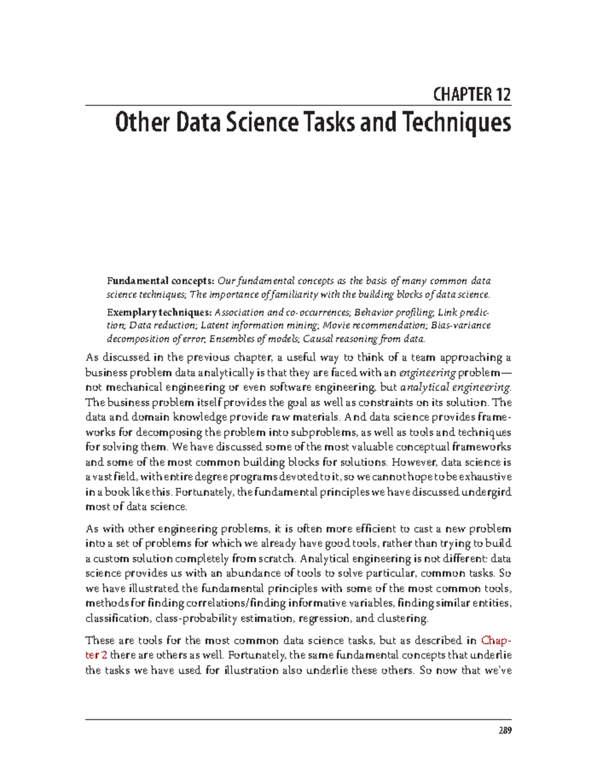 Data Science For Business What You Need To Know About Data Mining And Data Analytic Thinking