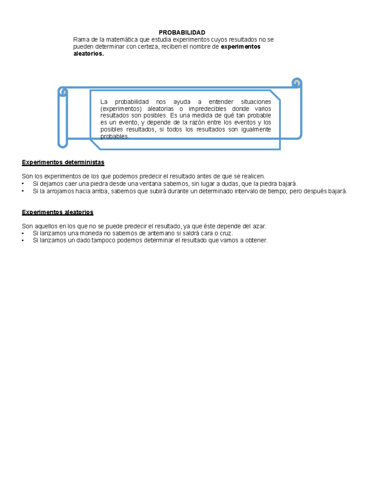 Probabilidad DE Eventos Simples Y Compuestos - PROBABILIDAD Rama de la ...