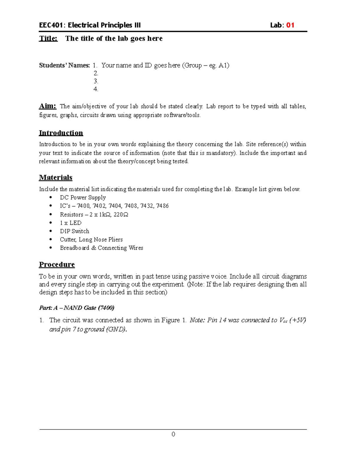 Lab Write-up format - LAB - Engineering Surveying - Studocu