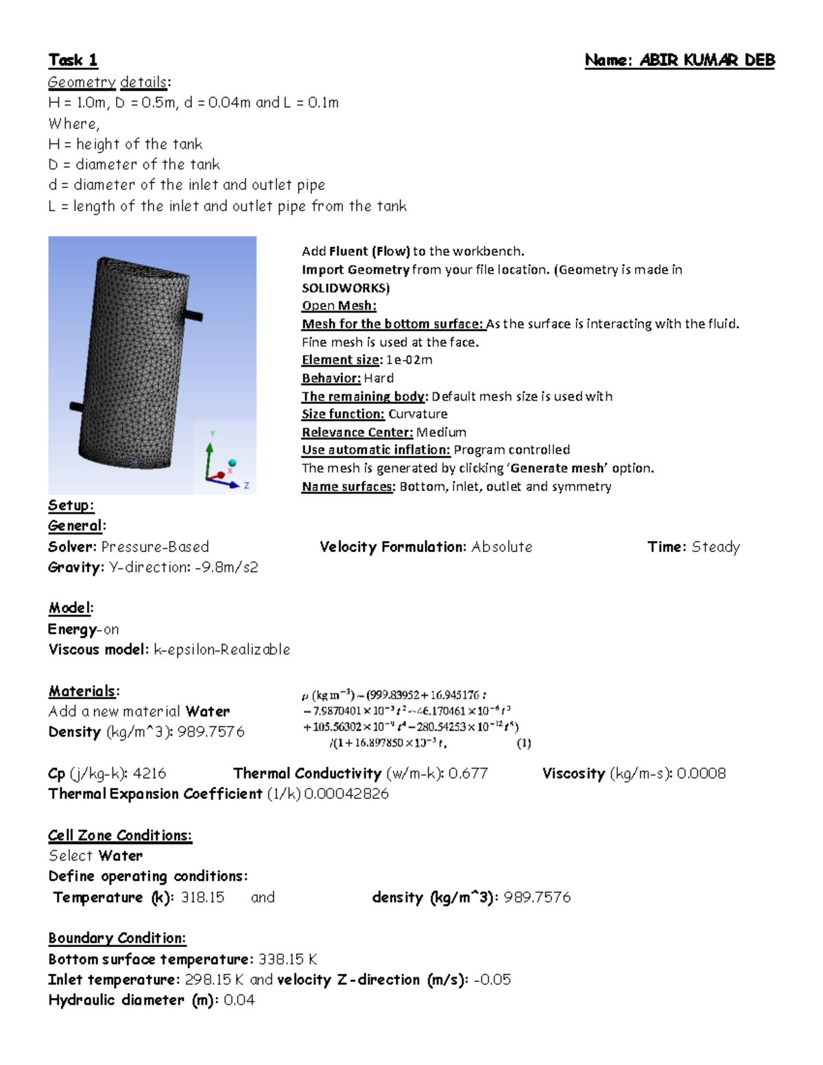 project 1 solutions example 1 fall 2016 - Task 1 Name: ABIR KUMAR DEB ...
