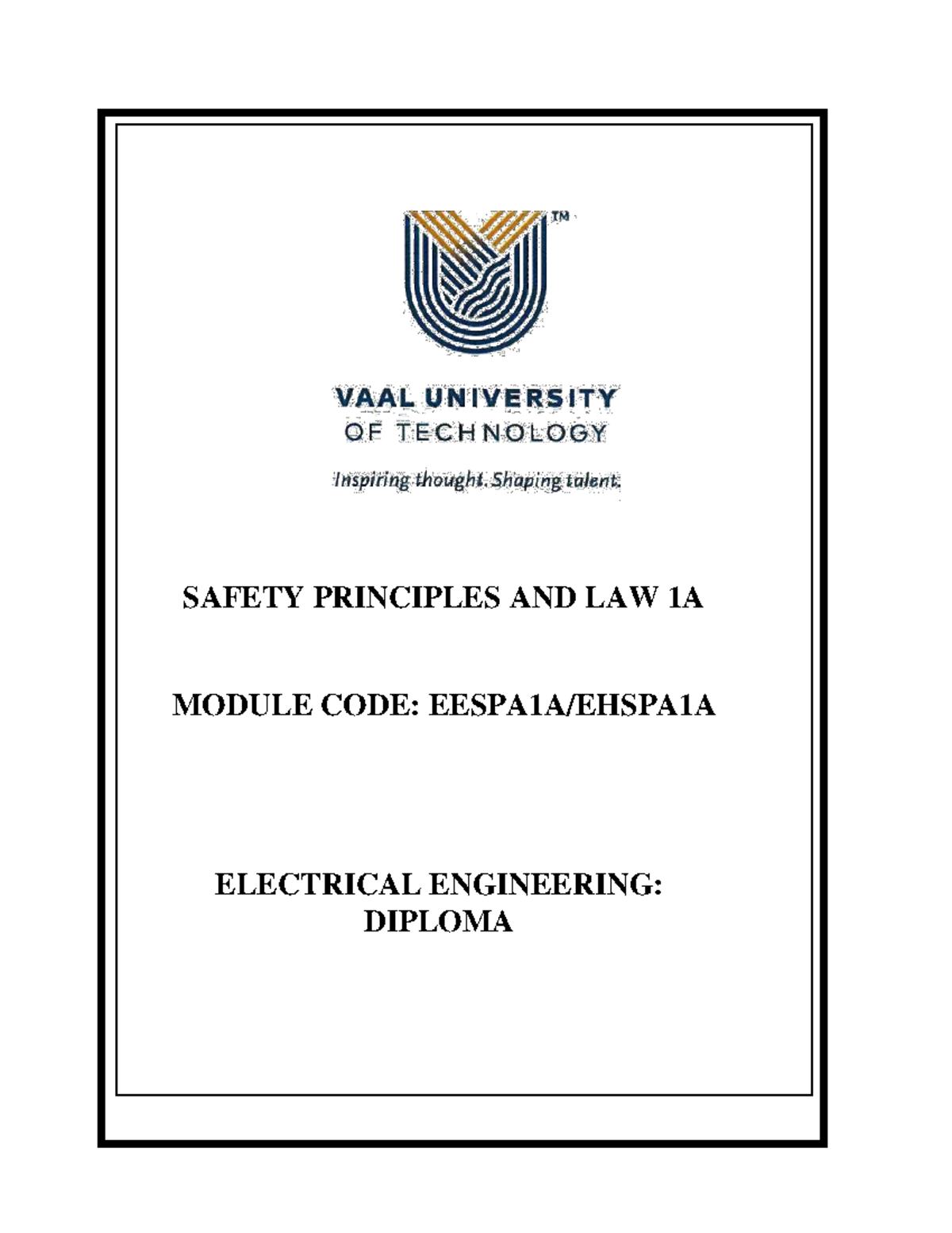 Chapter 1 - Importance of safety and health - SAFETY PRINCIPLES AND LAW ...
