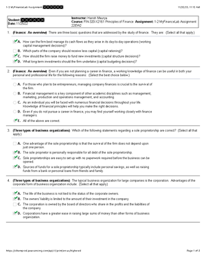 FIN 320 Project One - FIN 320 Project One Financial Analyst Job Aid ...