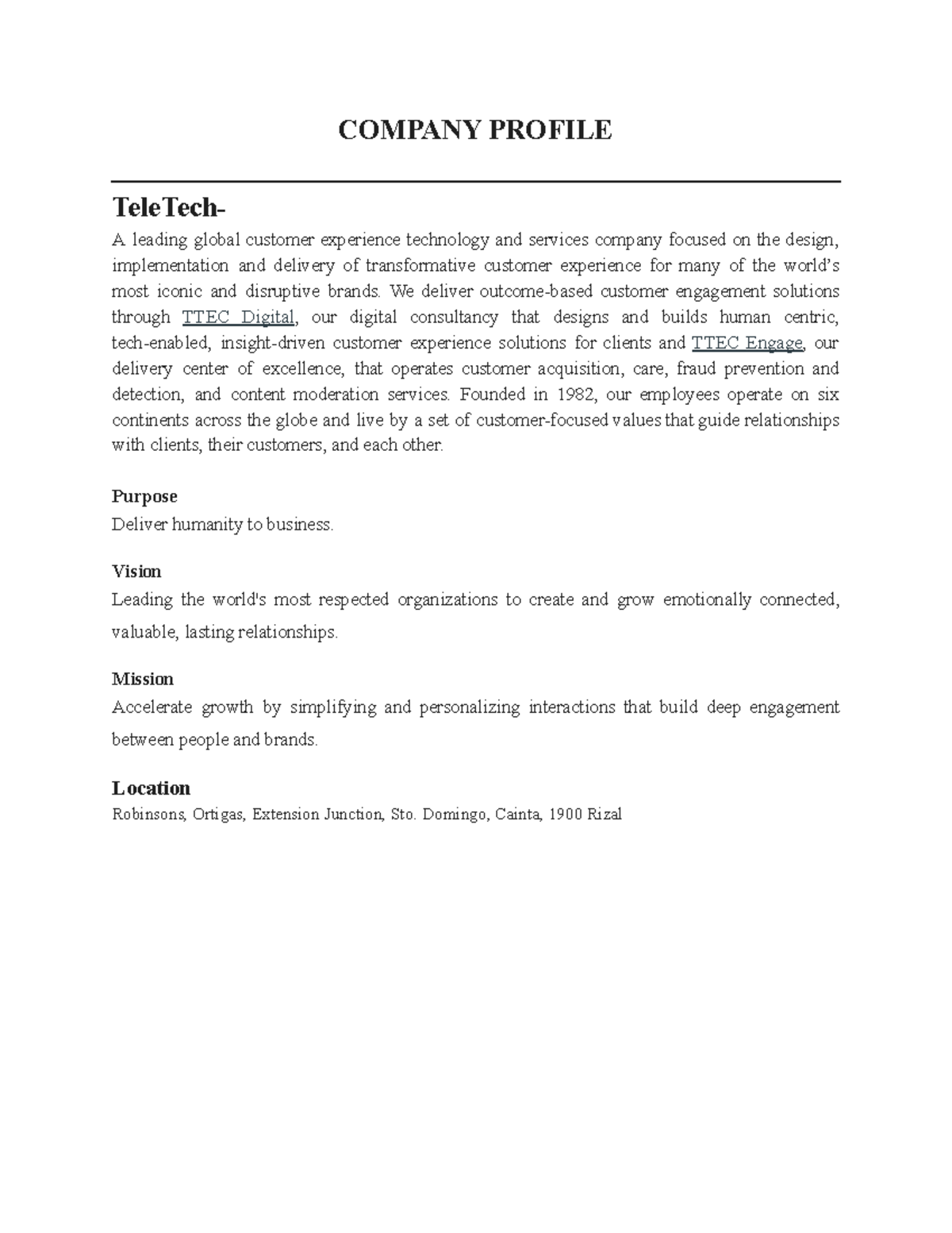 Company profile of BPO in Ph - 2nd Edition