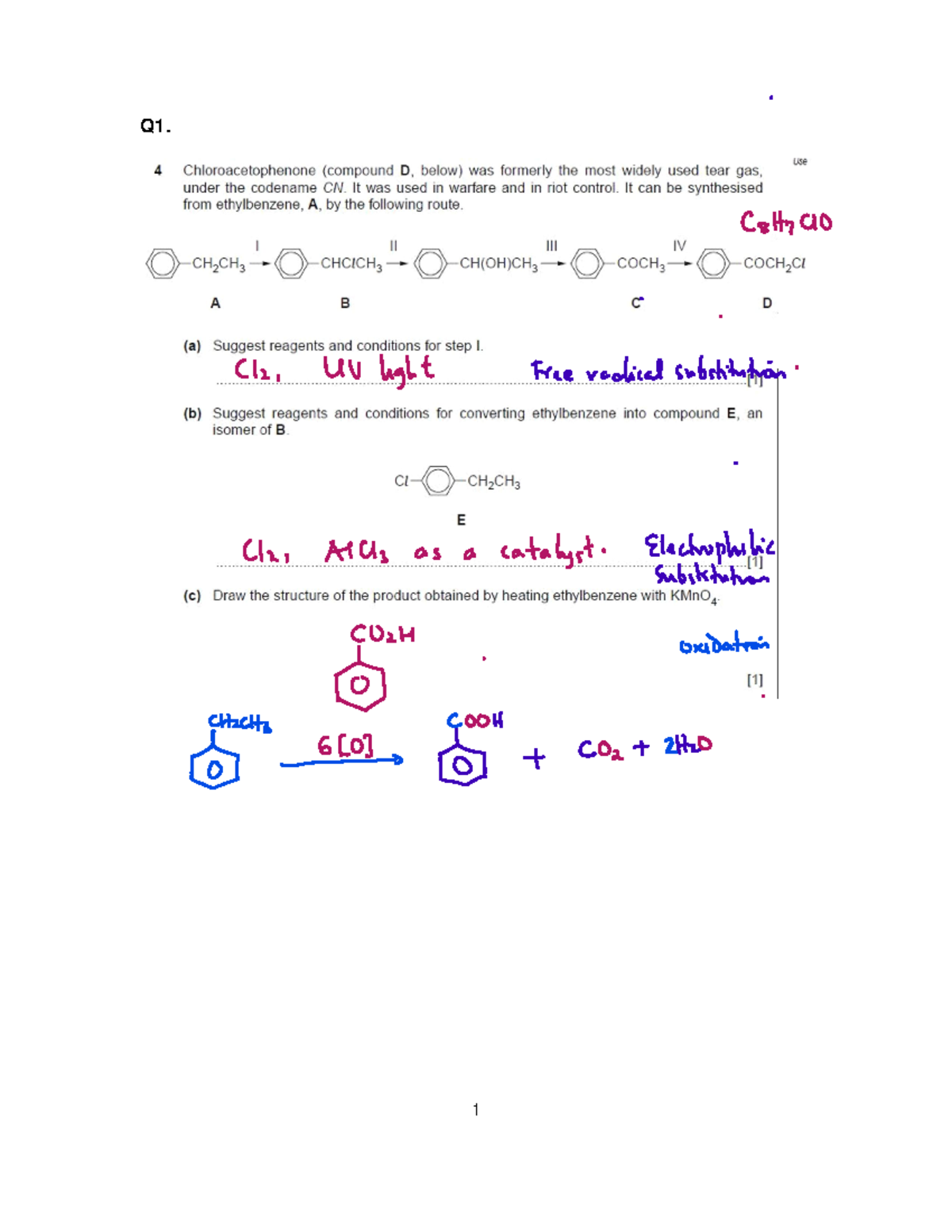 Benzene and its Compounds - Solved - Chemistry 9701 - Studocu Benzene and its Compounds - Solved - Chemistry 9701 - Studocu