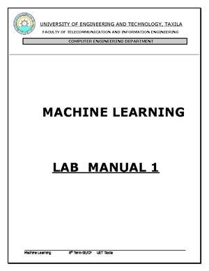 Lab manual 2 and lots about cource - FACULTY OF TELECOMMUNICATION AND ...