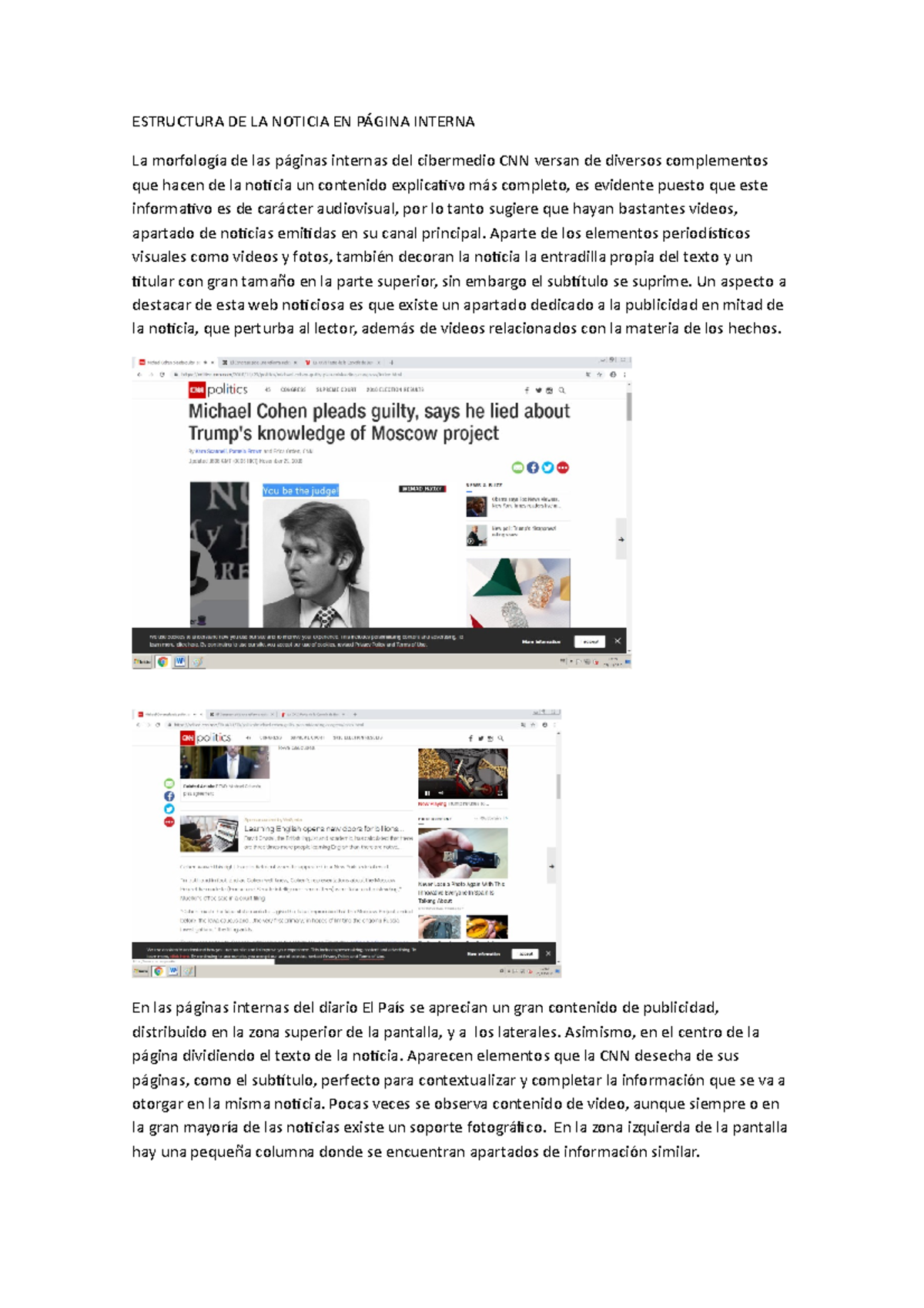 Estructura DE LA Noticia EN PÁgina Interna - ESTRUCTURA DE LA NOTICIA ...