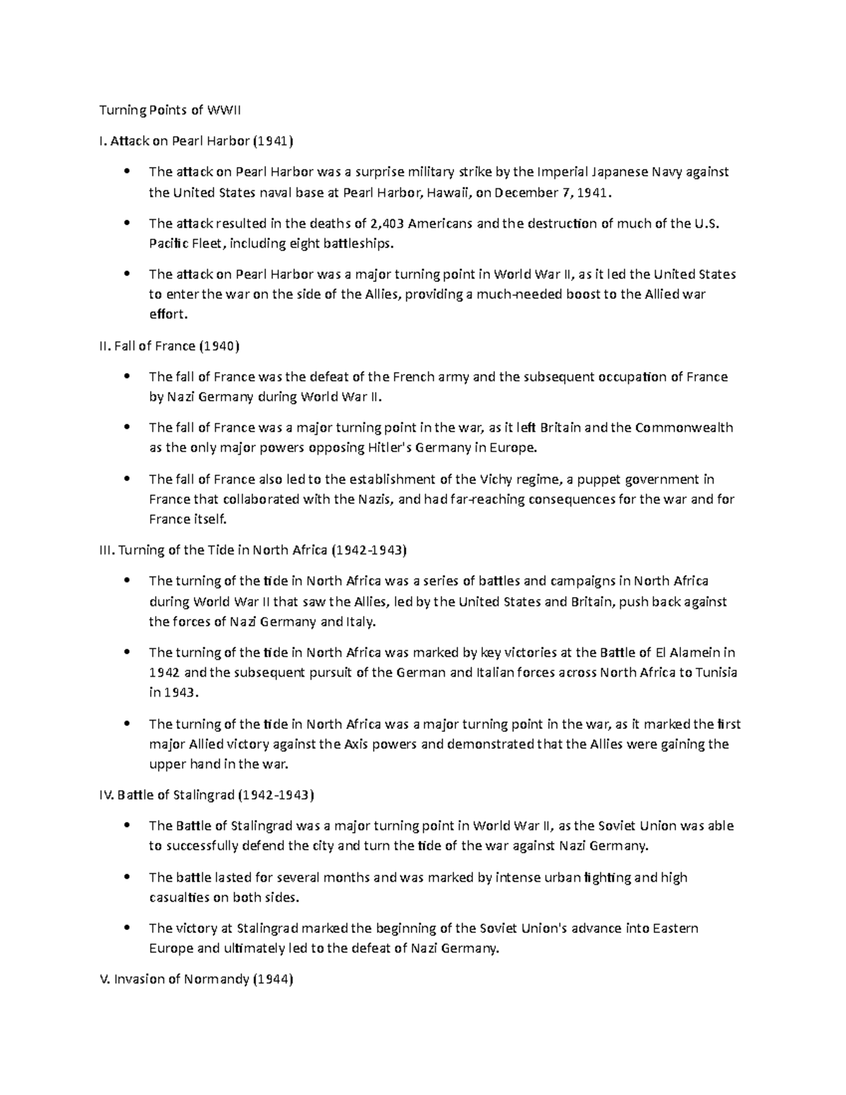 Turning Points of WWII - Attack on Pearl Harbor (1941) The attack on ...