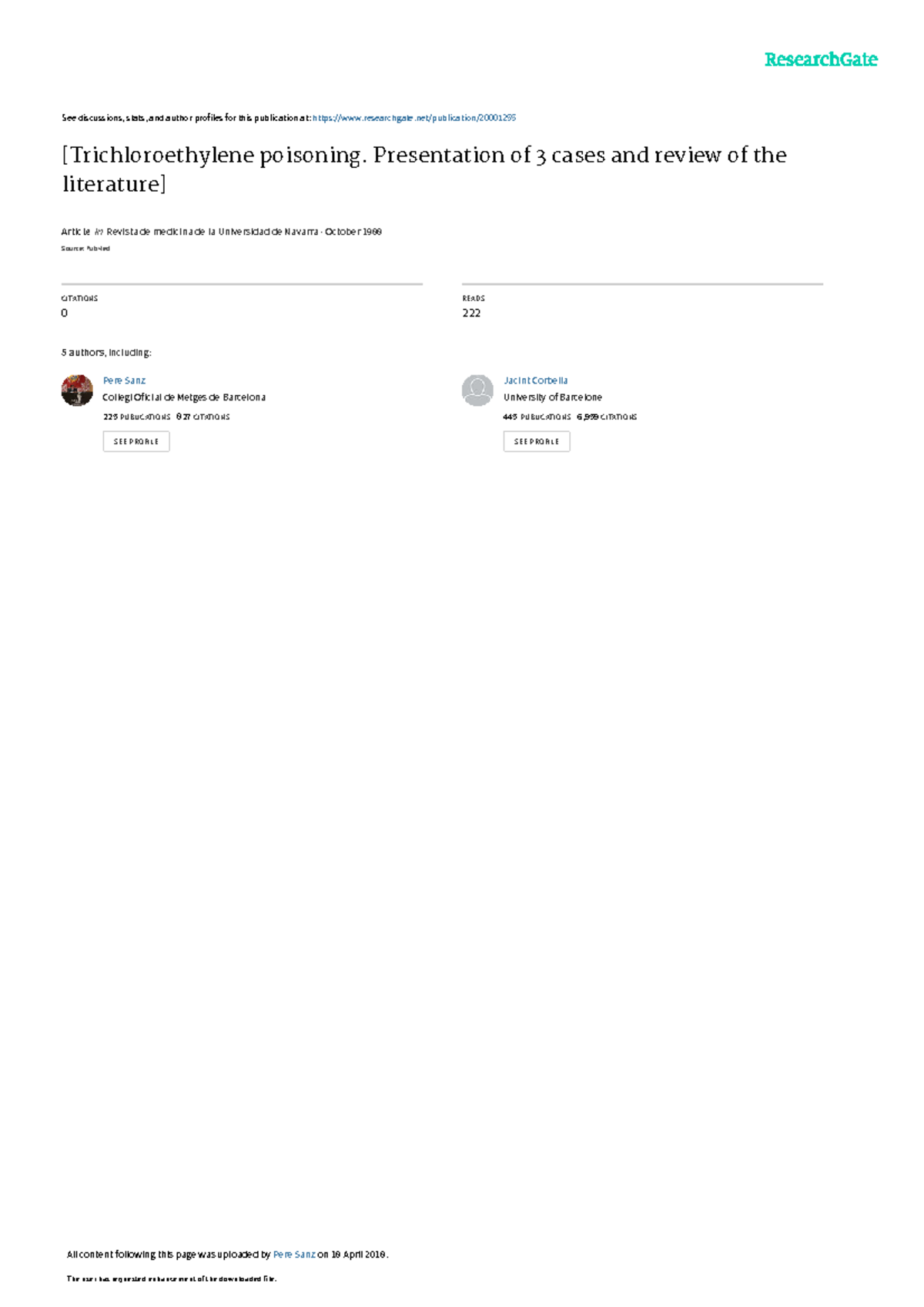 Tricloroetileno - CSXCC - See discussions, stats, and author profiles ...