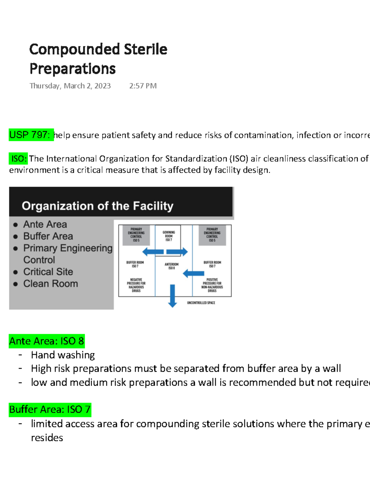 Compounded Sterile Preparations - USP 797: help ensure patient safety ...