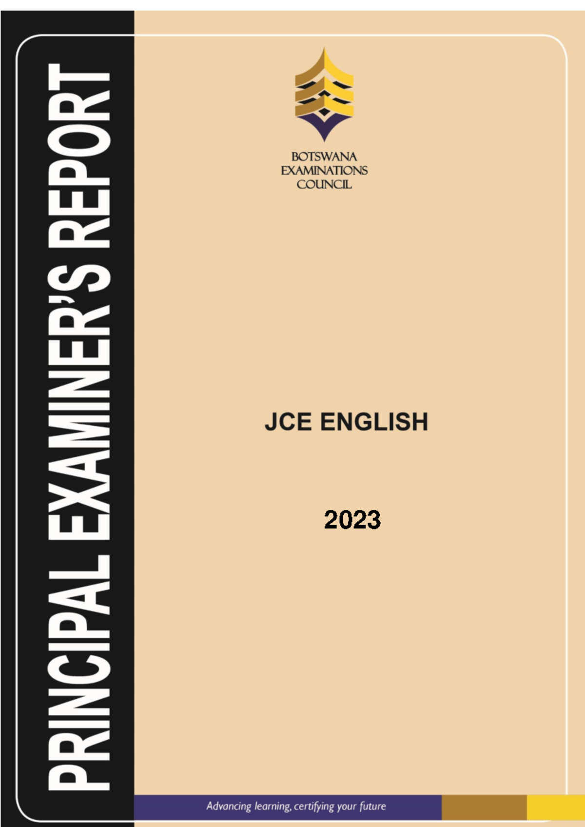 2023 JCE English PE's Report by ketshephile Dimbo - Junior Certificate ...