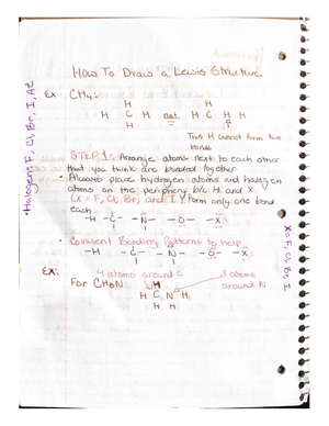 Worksheet 6 - Unit 2 Chem 2262 with Dr.Davila - 1 Worksheet 6 Which is ...