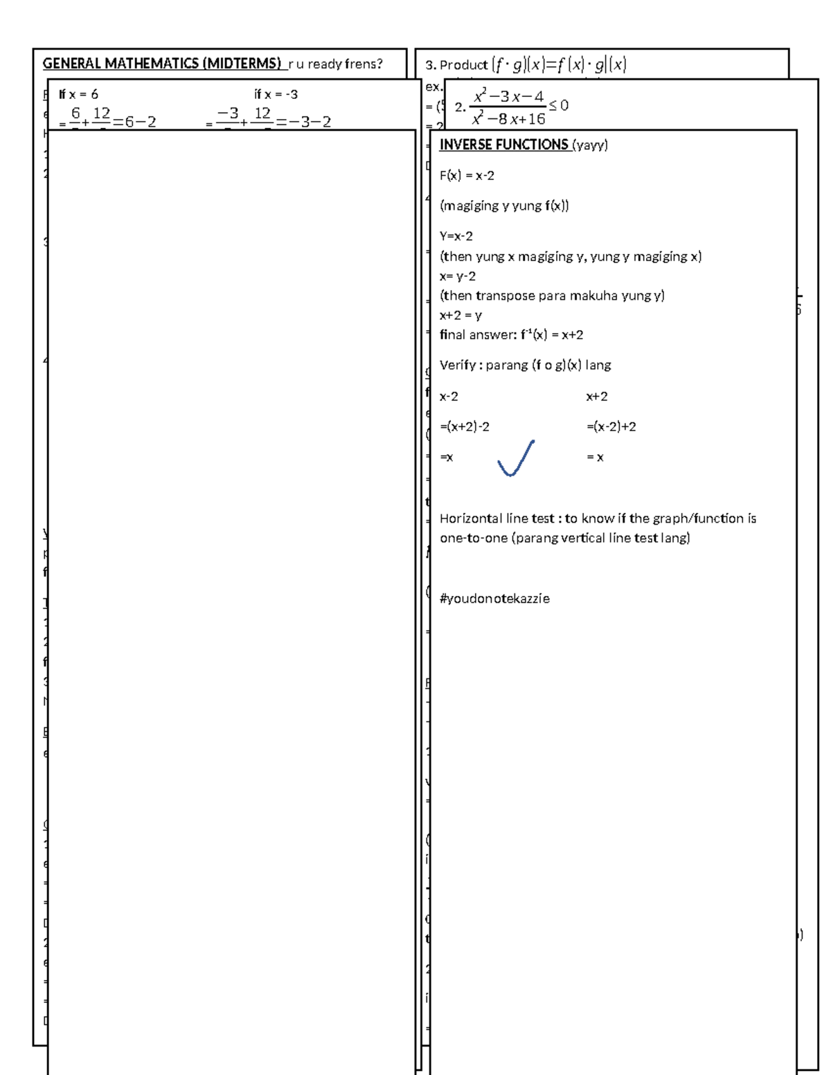423110597-Math-Reviewer - GENERAL MATHEMATICS (MIDTERMS) r u ready frens? FUNCTION – a rule of ...