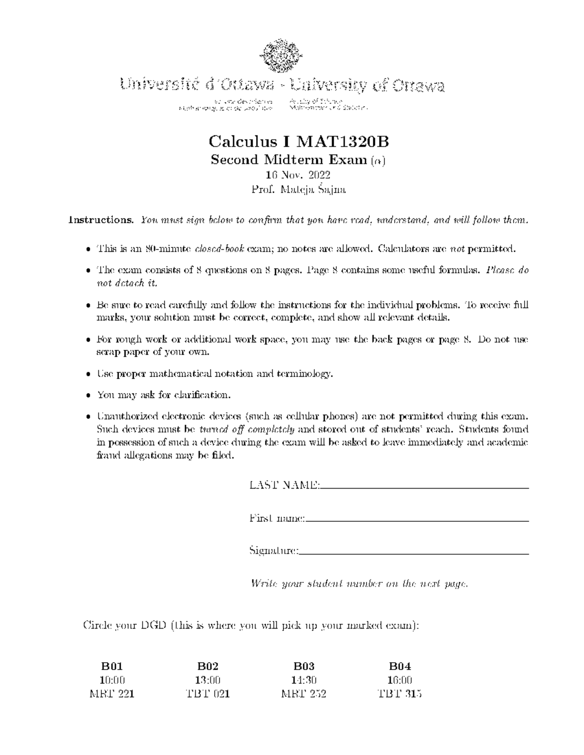 Midterm 2-Front Page+formulas - s ♦♥ t r♠ ① ♠ ☛ ♦ Pr♦ - Studocu