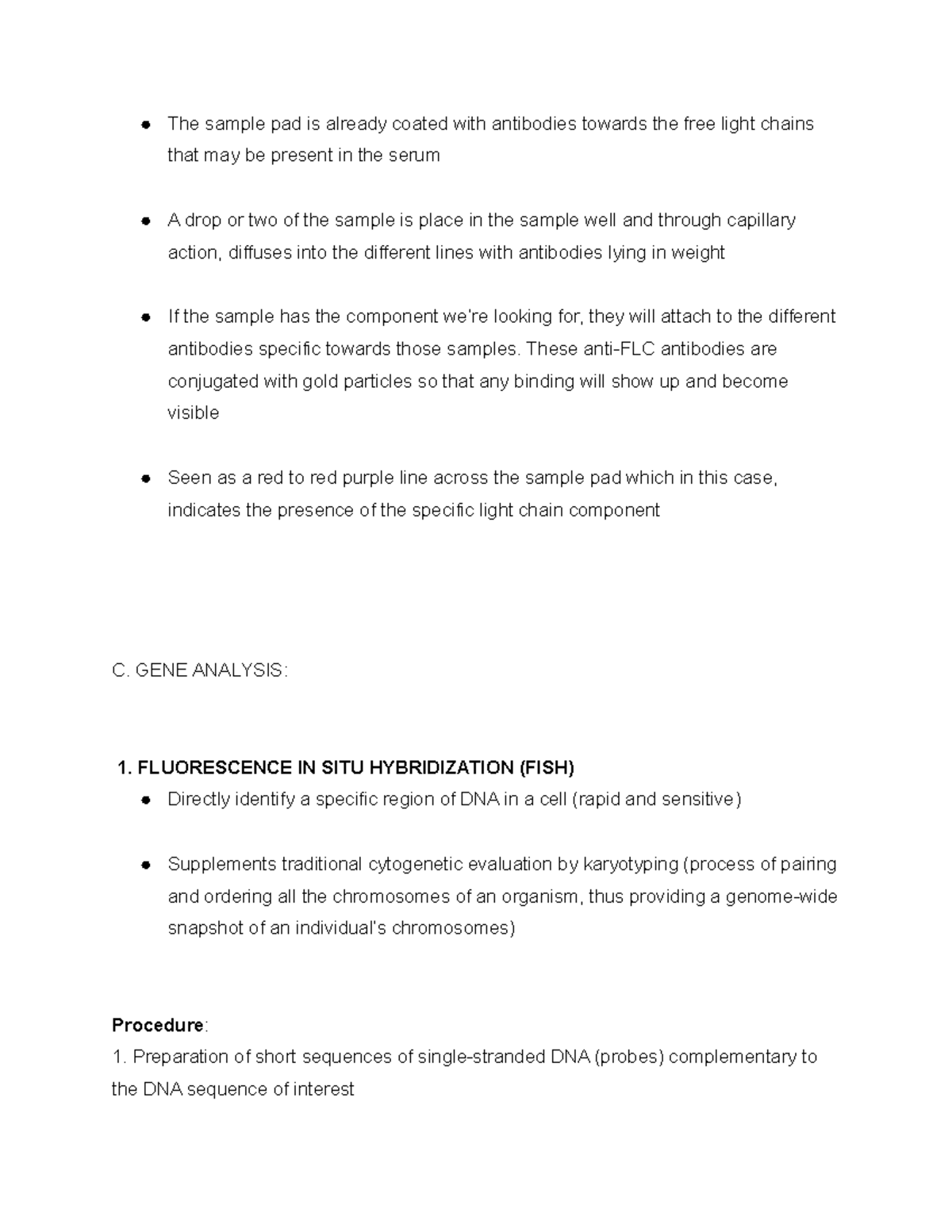 Immune Disease PART 7 - The sample pad is already coated with ...