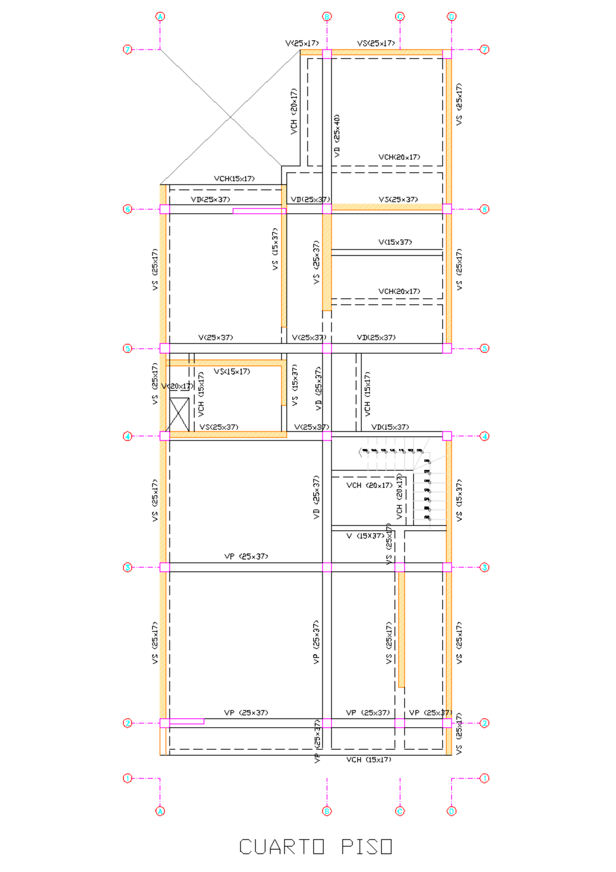 Vigas 4TO PISO - Estructuras - Studocu