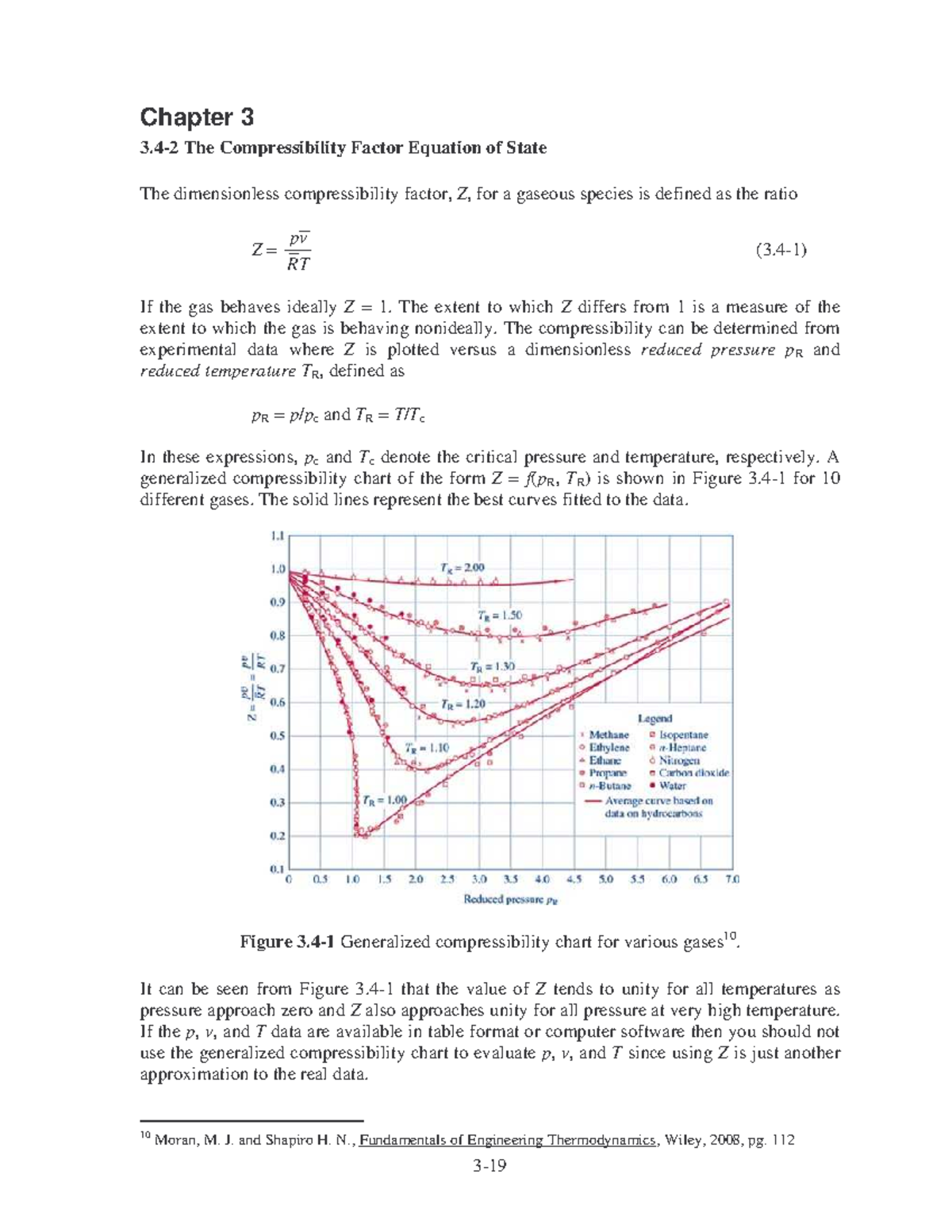 Assignment notes - Chapter 3 3-2 The Compressibility Factor Equation of ...