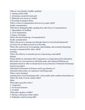 FOS 2 - practice materials - Developing ______________ skills helps you ...